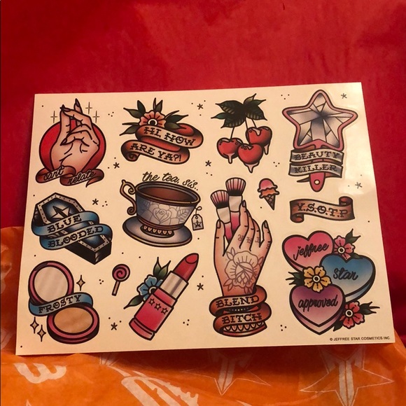 Jeffree Star | Makeup | Jsc Limited Edition Sticker Collection | Poshmark